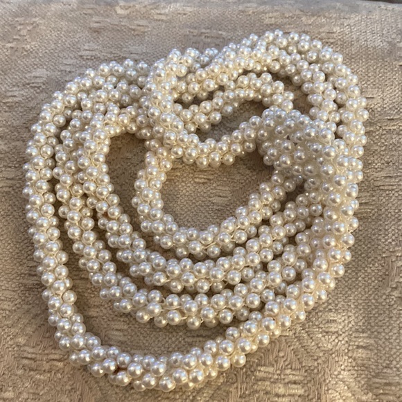 Jewelry | 5 Continuous Strand Of Pearl Beads | Poshmark